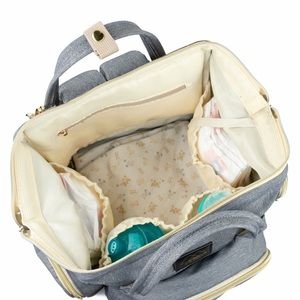 Bags | New Gray Diaper Backpack | Poshmark